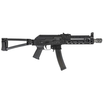 PSA AK-V 9MM MOE ALG TRIANGLE SIDE FOLDING, BLACK WITH SA 8" RAIL, GAS ...